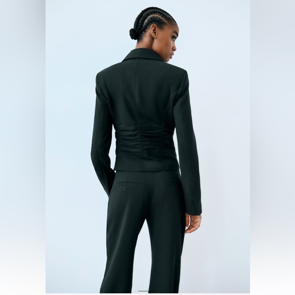 Zara | Jackets & Coats | Zara 2 Pieces Matching Set Tailored Wool Blend ...